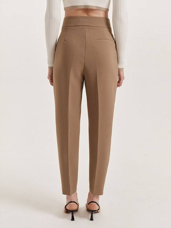 Женские коричневые брюки - купить в интернет-магазине «Love Republic»